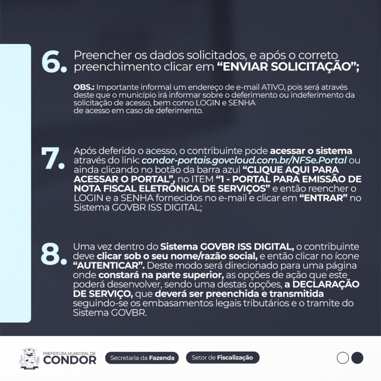 GOVBR ISS Digital: confira no passo a passo como solicitar acesso no sistema – Prefeitura ...